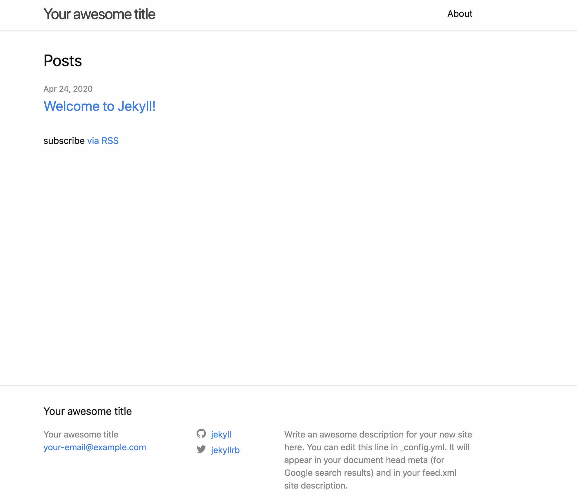 基于github pages + jekyll搭建个人博客网站 - Silhouette's Blog